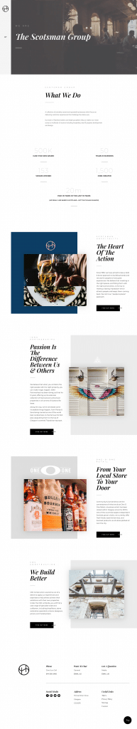 The Scotsman Group, a WordPress website example by BeautifulPress