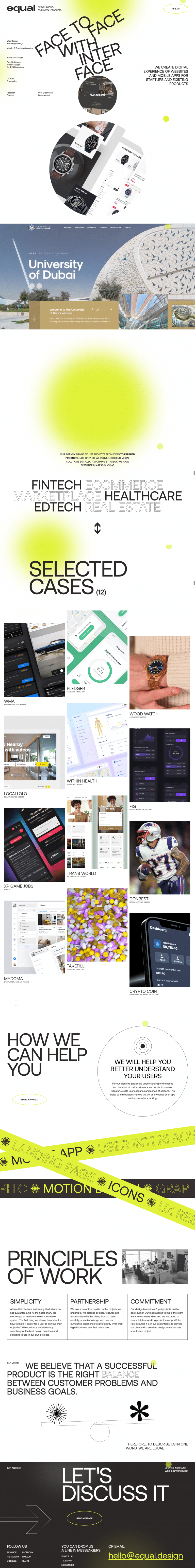 Equal Design, a WordPress website example by BeautifulPress